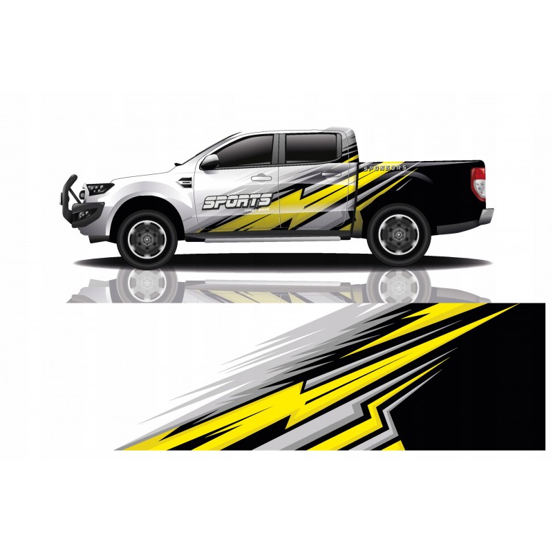 REKLAMA na BUSA napisy samochód naklejki BUS proje