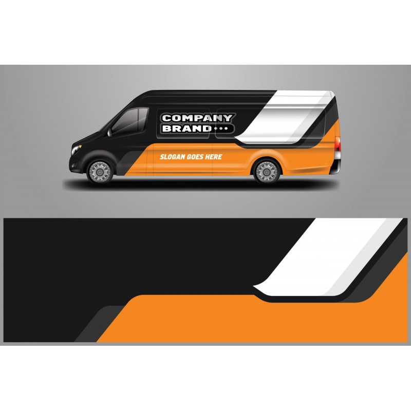 REKLAMA na BUSA napisy samochód naklejki BUS proje