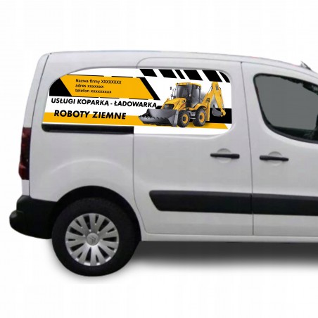 REKLAMA na BUSA magnetyczna samochód naklejki BUS