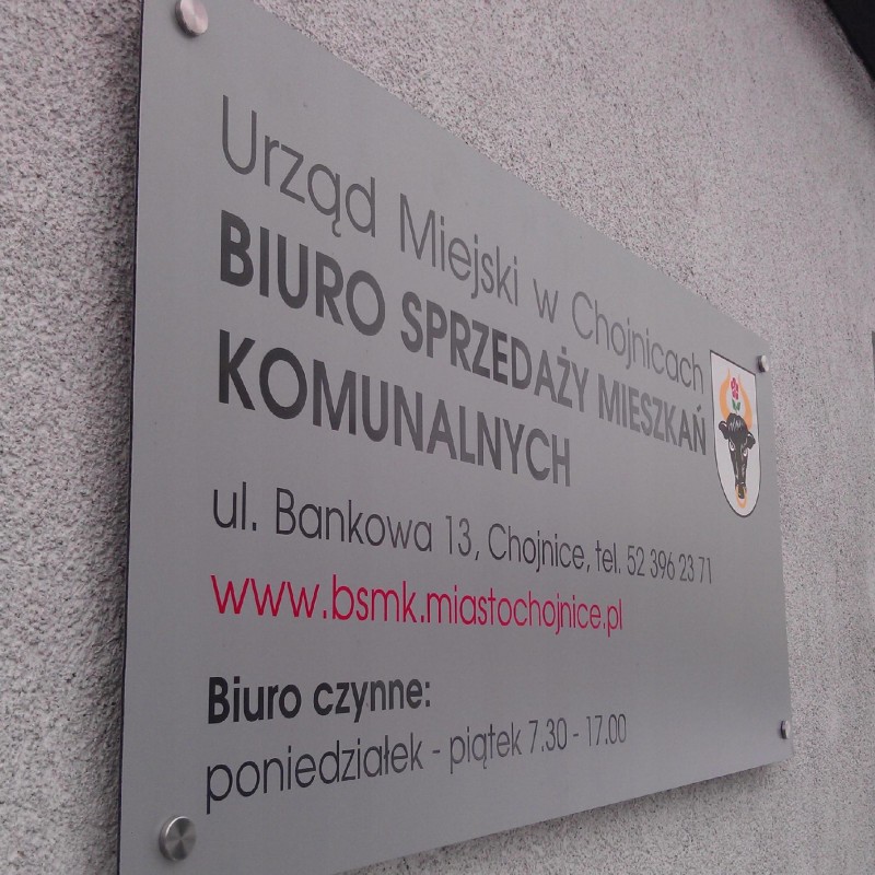 Tablica reklamowa szyld reklama na sklep